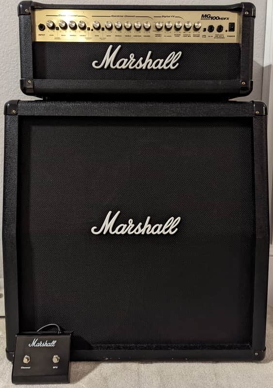 Marshall MG 100 Watt HDFX MG100HDFX Half Stack | Reverb