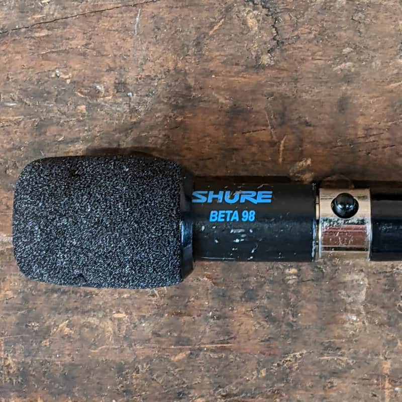 Shure Beta 98 with A98D Clamp & XLR Adapter | Reverb