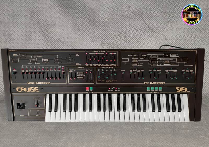SIEL CRUISE Vintage Analog Italian Synthesizer VERY RARE | Reverb