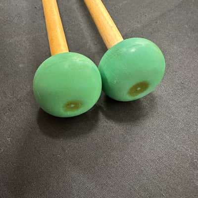 VINTAGE Mike Balter 4B Mallets, Medium Light Green Rubber, | Reverb