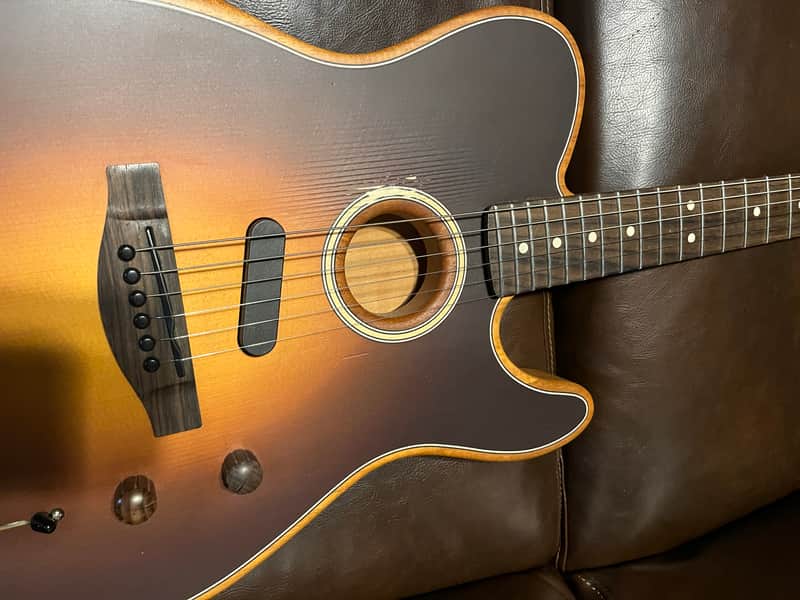 Fender Acoustasonic Player Telecaster - Shadow Burst | Reverb