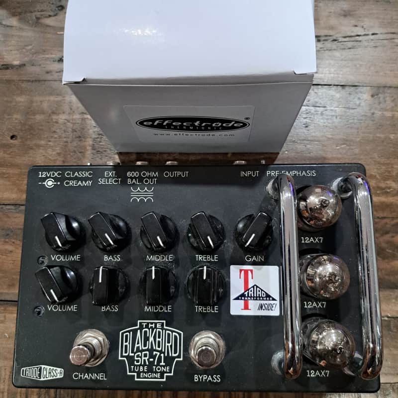 Effectrode Blackbird Vacuum Tube Preamp 2010s - Black | Reverb
