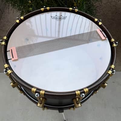 A&F Drum Co. Kimball Green Maple Club Snare Drum 14x6.5 | Reverb
