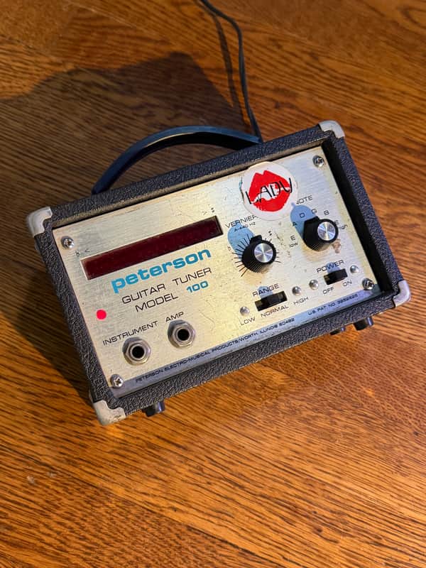Vintage 1970s Peterson Strobe Guitar Tuner Model 100 | Reverb