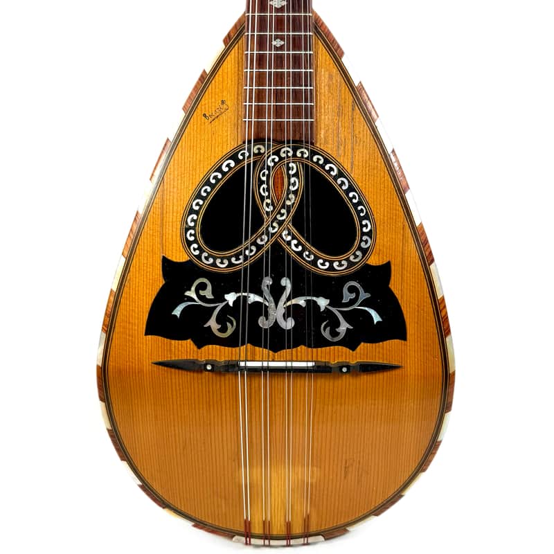 Bocari Mandolin Interlaced Double Rosettes 1910s | Reverb