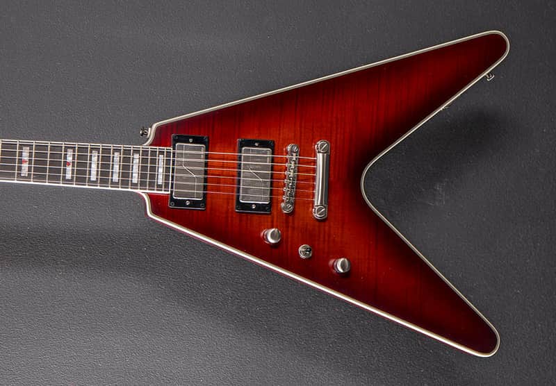Epiphone Flying V Prophecy Left Hand - Aged Bengal Tiger | Reverb