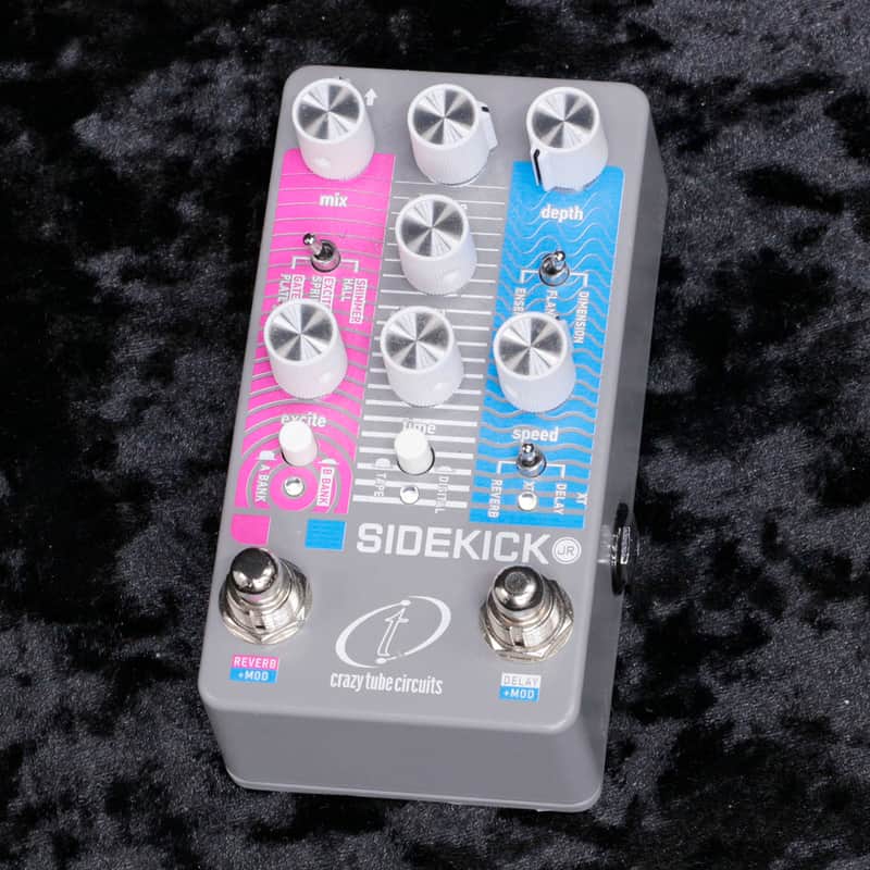 CRAZY TUBE CIRCUITS Sidekick JR MODULATION/DELAY/REVERB | Reverb