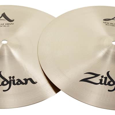 Zildjian 14" A Series New Beat Hi-Hat Cymbals (Pair) new, | Reverb