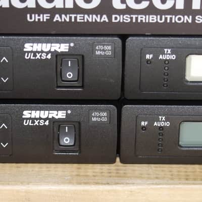 audio technica Shure ULX 4-channel wireless system G3 | Reverb