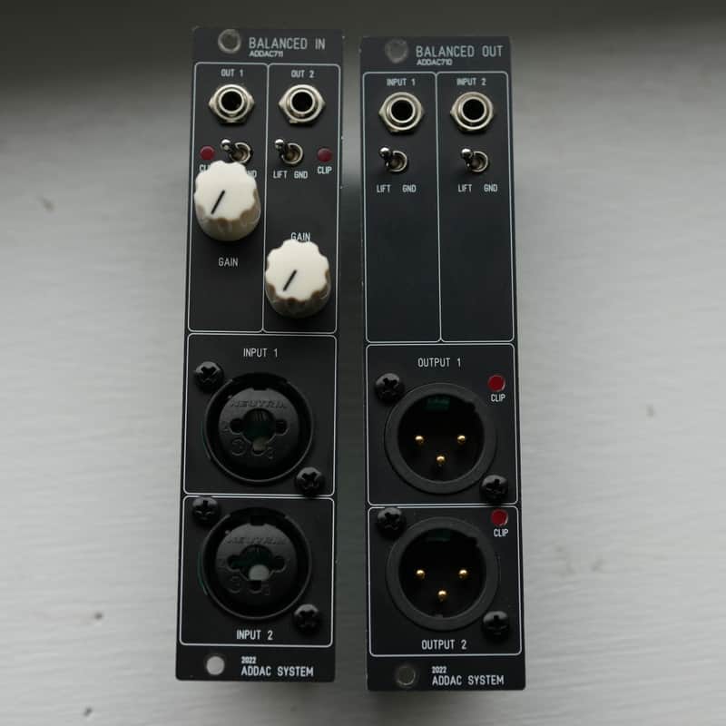 ADDAC System 711 + 710 Input Output Modules Modular Synth DI | Reverb