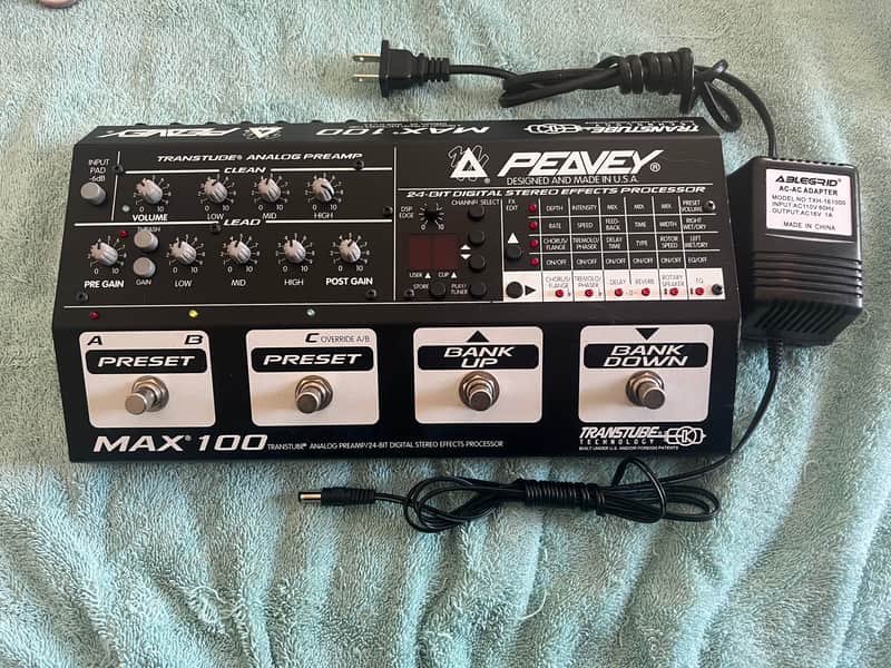 Peavey MAX 100 Transtube Analog Preamp, effects processor | Reverb