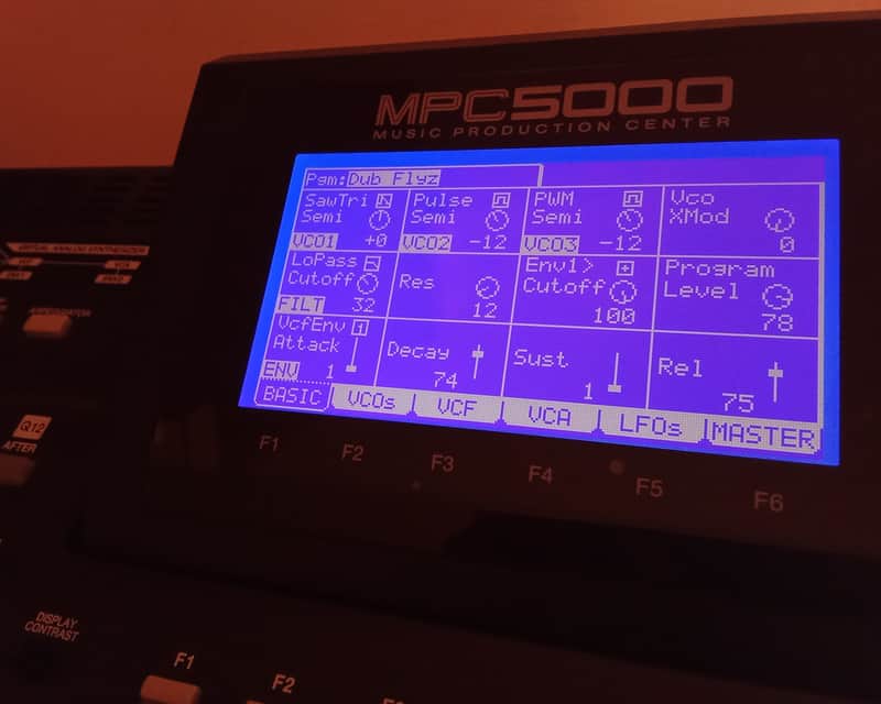 New blue display for Akai Mpc 5000 | Reverb