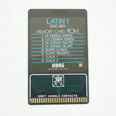 [SALE Ends Jan 22] KORG DDC-B01 LATIN 1 ROM for DDD-1, | Reverb UK