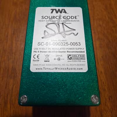 TWA SC-01 Source Code Overdrive Designed by Susumu Tamura | Reverb