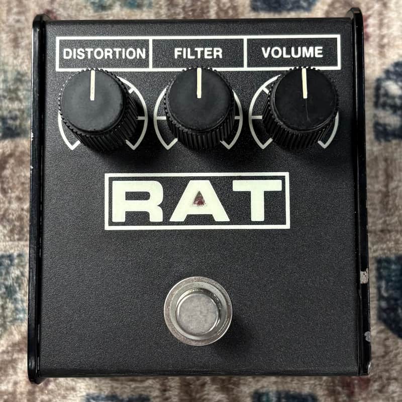 1989 ProCo RAT 2 Flat Box (LM308N Chip) Vintage Distortion | Reverb