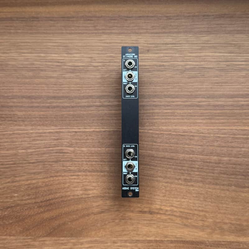 ADDAC System ADDAC219IN Stereo to Dual Mono Input | Reverb