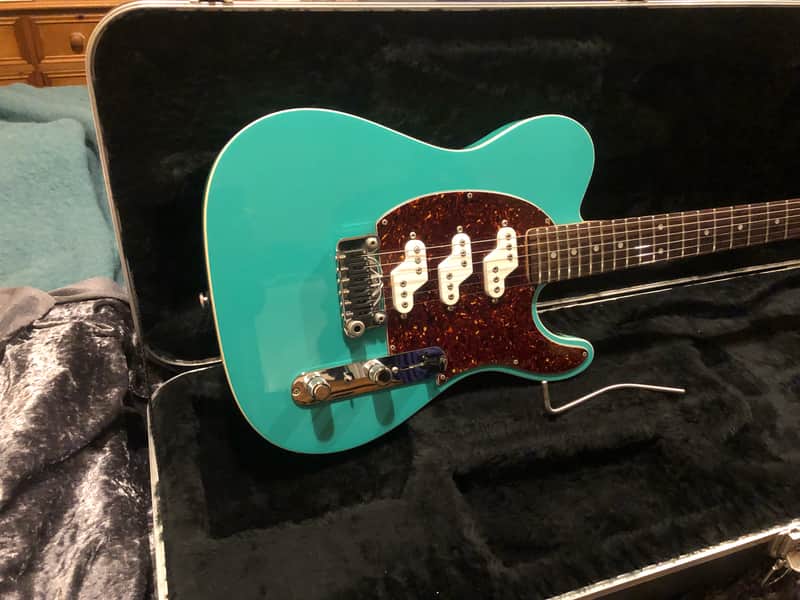 G&L tele custom - Surf Green gloss | Reverb