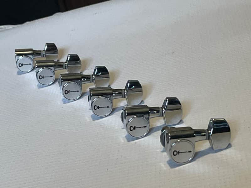 MIM Charvel Pro Mod So Cal Chrome Tuners Tuning Pegs 6 In | Reverb