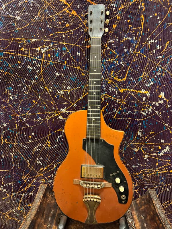 Valco Supro Gold Electric Guitar 1950's | Reverb