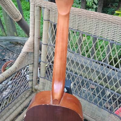 Unknown Baritone Ukulele 1960s-70s, friction tuners, great | Reverb