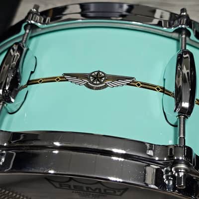 Tama TBS136S Star Series 13"x 6" Bubinga Snare in Grand Aqua | Reverb