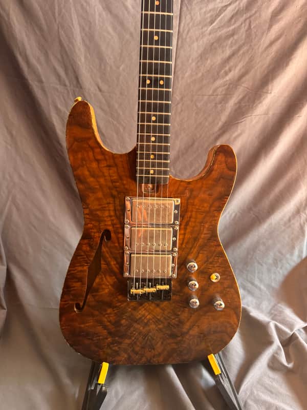 Handmade 3 humbucker superstrat prototype 2025 - French | Reverb