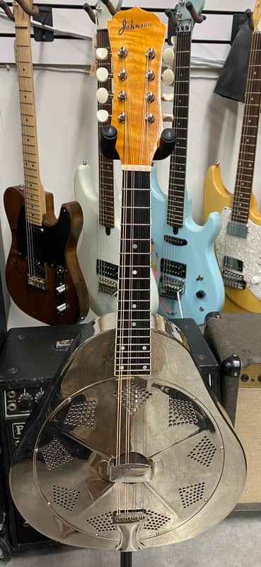 Johnson Resonator Mandolin - Includes Soft Case! | Reverb