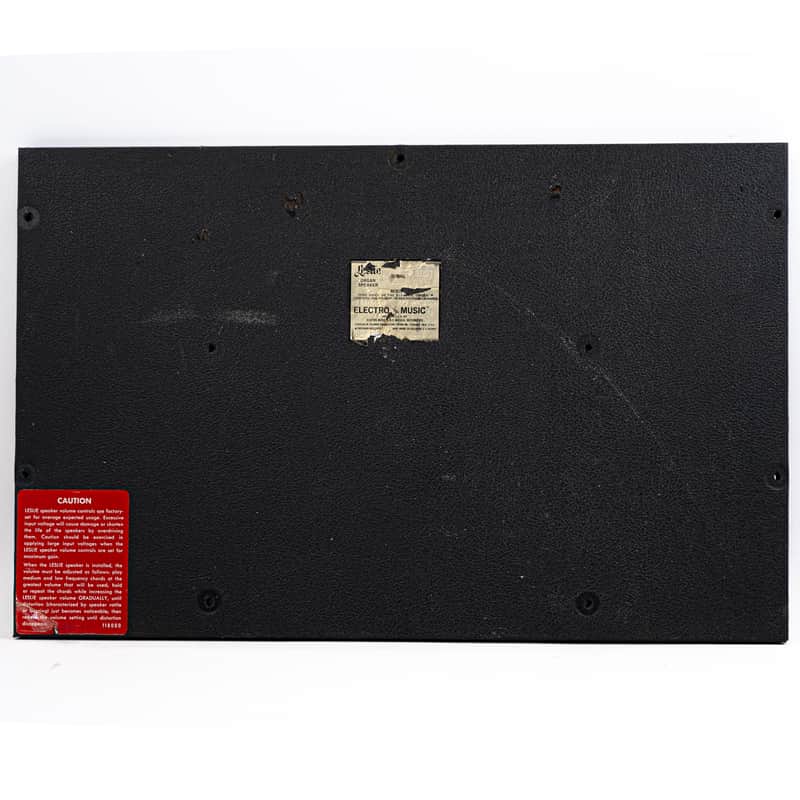 Leslie 860 Amplifier Cabinet Back Panel Part with Schematic | Reverb