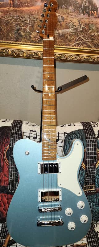 Fender Paranormal Trouble Maker Squire Series 2024 - Ice Blue | Reverb