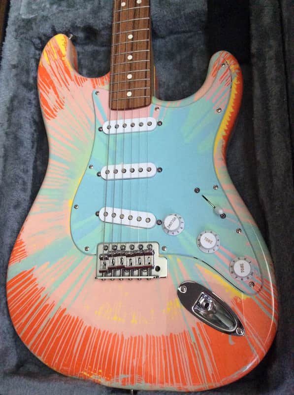 Fender FSR "Splattercaster" Standard Stratocaster with | Reverb