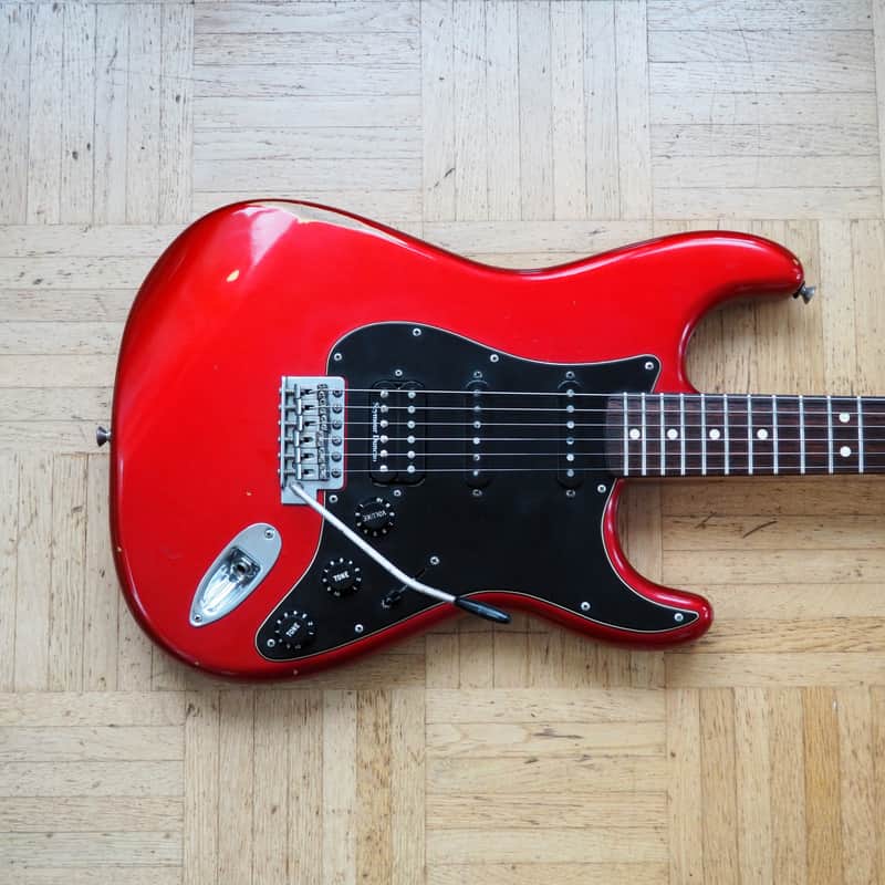 RARE! Fender Road Worn Player Stratocaster HSS 2011 Candy | Reverb UK