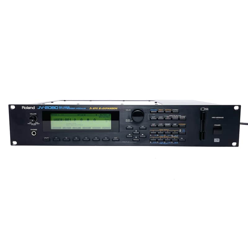 Roland JV-2080 with New internal battery 100V- 240V 64-Voice | Reverb