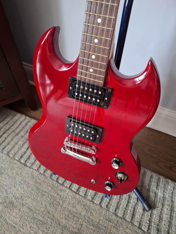 Epiphone Bully SG - Bloodstain red | Reverb