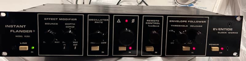 Eventide Clockworks FL-201 instant flanger 1978 - Black | Reverb