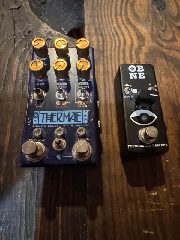 Chase Bliss Audio Thermae Analog Delay Harmonizer with OBNE | Reverb