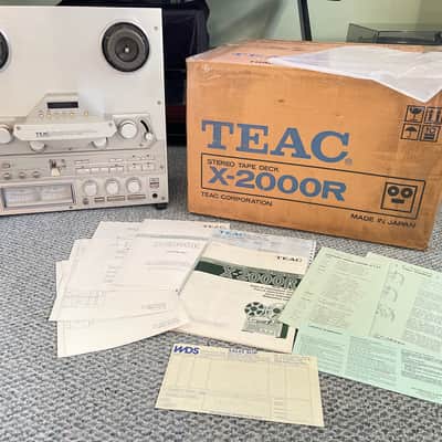 TEAC X-2000R 1/4" 2-Track Reel to Reel Tape Recorder | Reverb Canada
