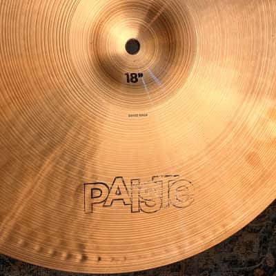 RARE Discontinued Black Label PAISTE 2002 18” Factory Ride | Reverb