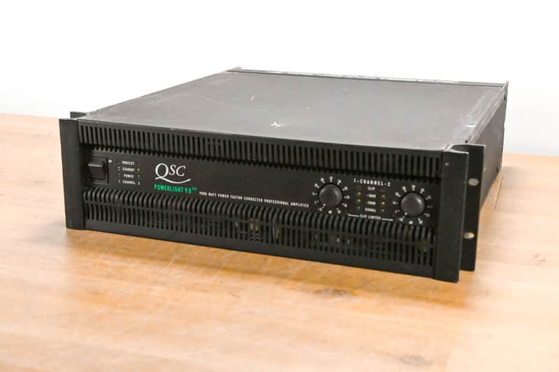 QSC PowerLight 9.0 PFC Power Factor Corrected 2-Channel Power | Reverb
