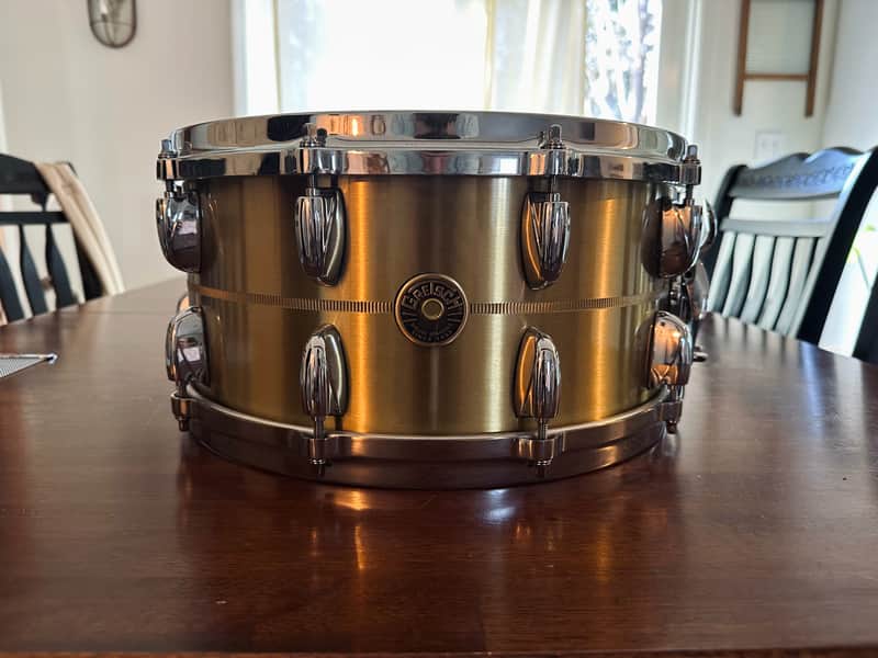 Gretsch USA Custom Bell Brass 6.5x14 Snare Drum | Reverb