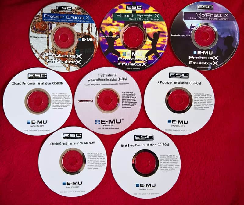 E-MU Sound Library & Software CDs – Beat Shop One, Studio | Reverb