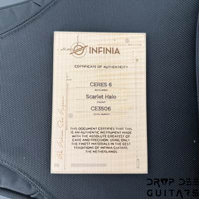 Infinia Ceres 6 Electric Guitar w/ Bag - Scarlet Halo | Reverb