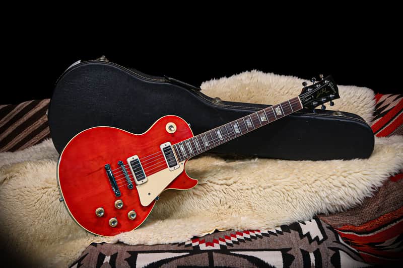 1973 Gibson Les Paul Deluxe "See-Through Cherry" | Reverb Canada