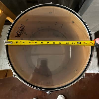 Yamaha Maple Custom Tom 14”x12” Tom - Black and Gold | Reverb