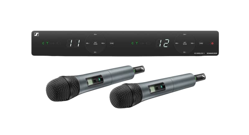 Sennheiser XSW 1-825 DUAL-A Dual Channel Vocal Set | Reverb