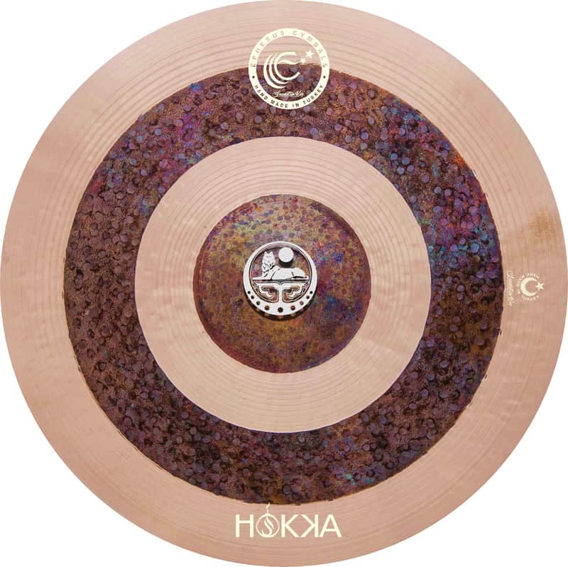 Ephesus Cymbals 24" Hokka Flat-Ride Sizzle/Rivets | Reverb
