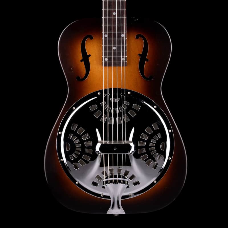 Pre Owned Dobro F-60 Squareneck Brown Acoustic Guitar With | Reverb