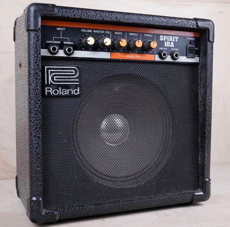 Roland Spirit 10A 1984 Black Made in USA Guitar Combo Amp | Reverb