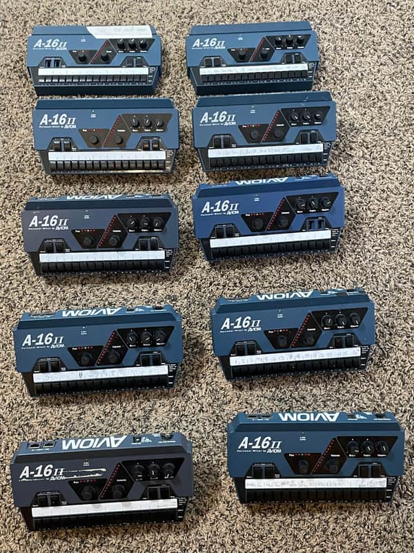 Aviom A-16ii and A-16D Lot of 10 | Reverb