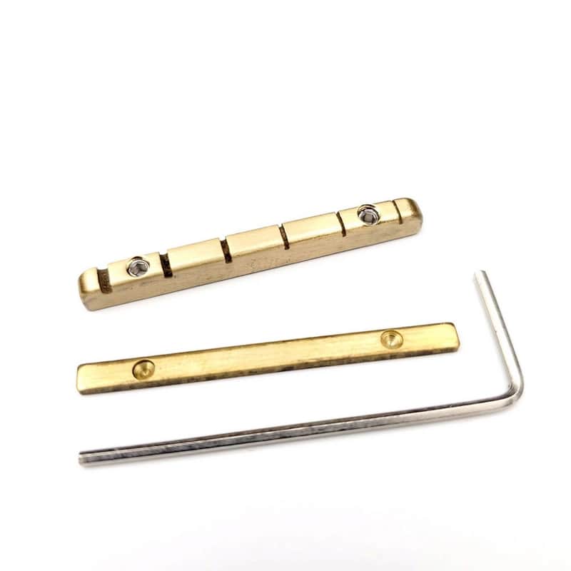 Electric Guitar Adjustable Nut Upper String Nut Brass | Reverb UK