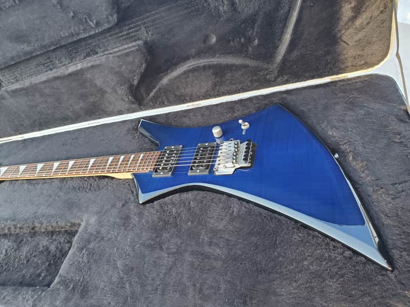 Jackson Kelly 1996 - Transparent Blue | Reverb